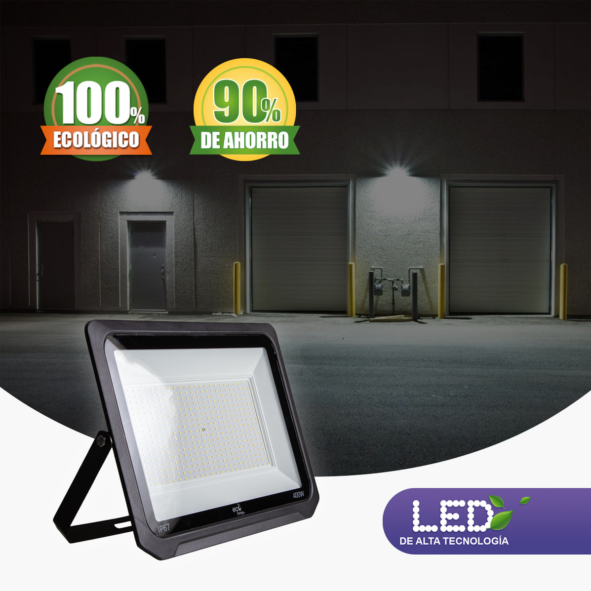 Reflector LED 400 W | RC 400 W — Eco Energy Mexico