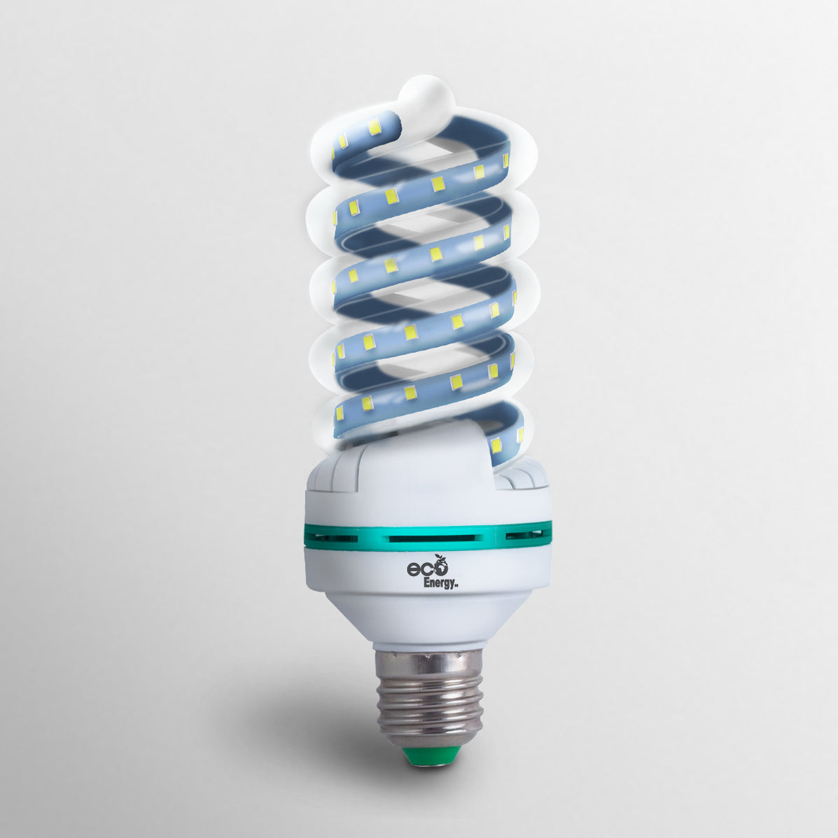 Pack de 10 Focos Espiral LED 16w| Luz blanca fría — Eco Energy Mexico
